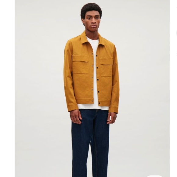 COS | Jackets & Coats | Cos Mens Cotton Blend Twill Chore Coat In ...